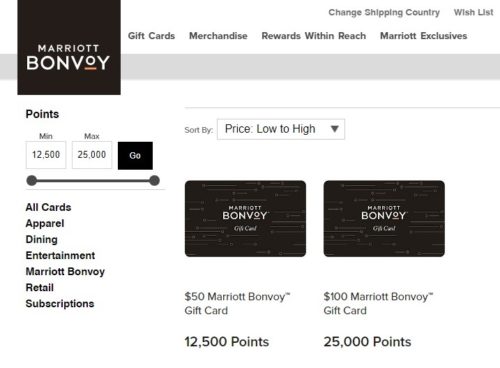 マリオットeギフトカード20％セール！宿泊・レストラン・スパなどがお得に【Marriott Bonvoy eGift Card