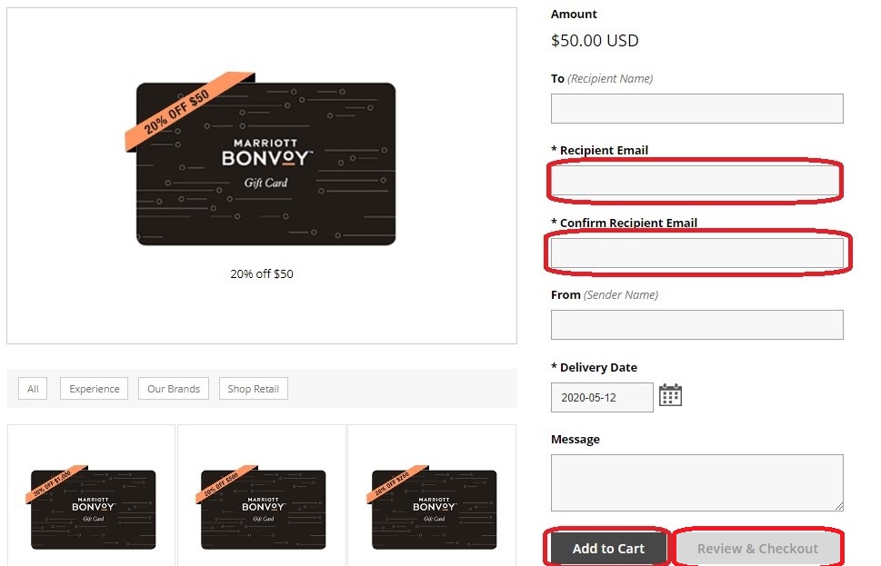 マリオットeギフトカード20％セール！宿泊・レストラン・スパなどがお得に【Marriott Bonvoy eGift Card